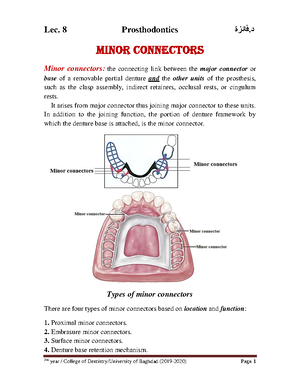 Pros Lec6 - Prosthodontics - Diagnosis and treatment planning for Cr/Co ...