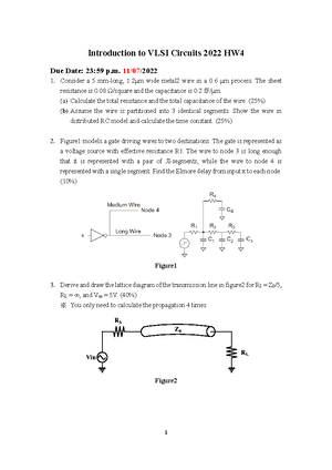 [Solved] 7 Use a standard FO4 delay circuit and HSPICE to derive the - Vlsi Design - Studocu