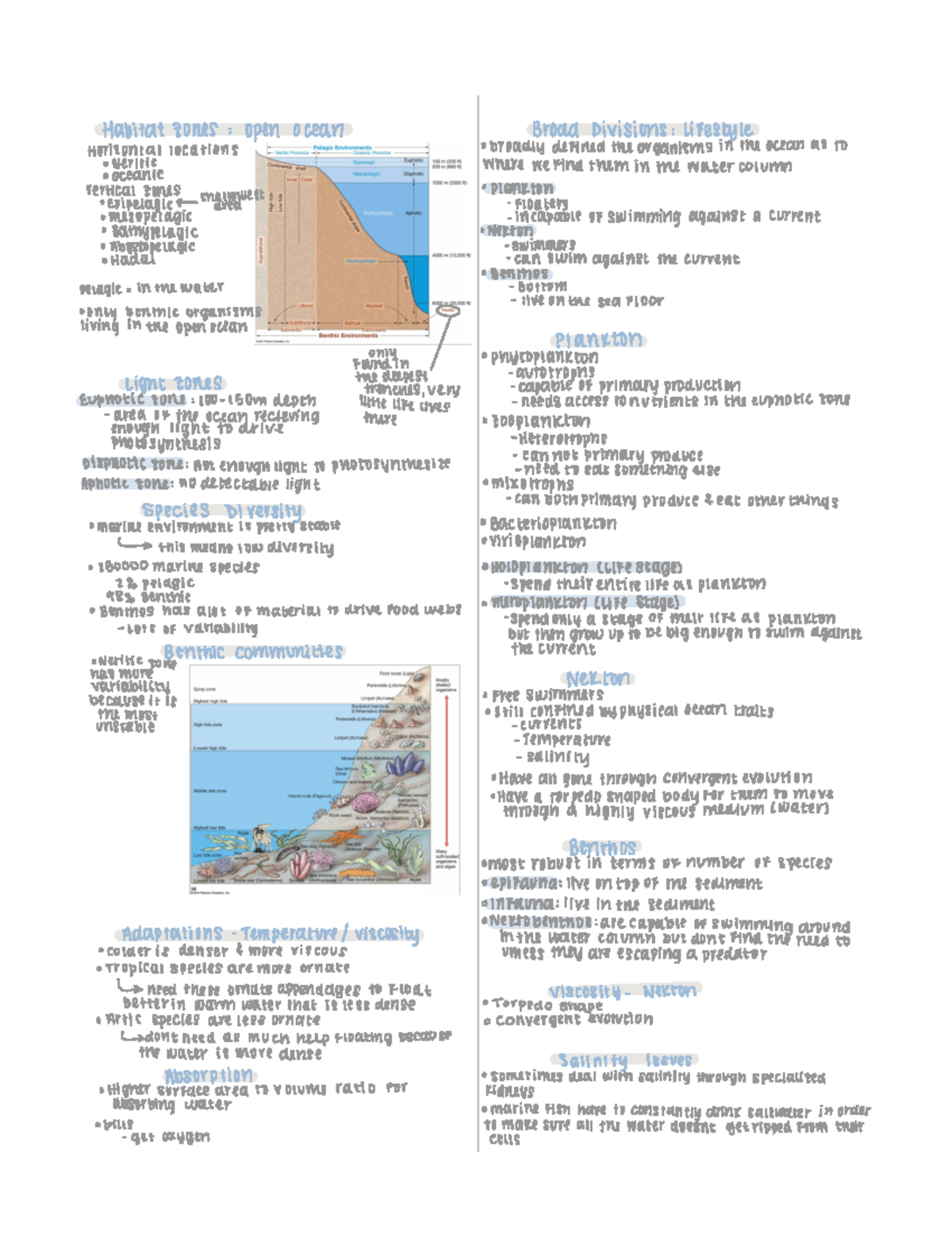 Intro to Marine Biology - MAR-200 - Studocu