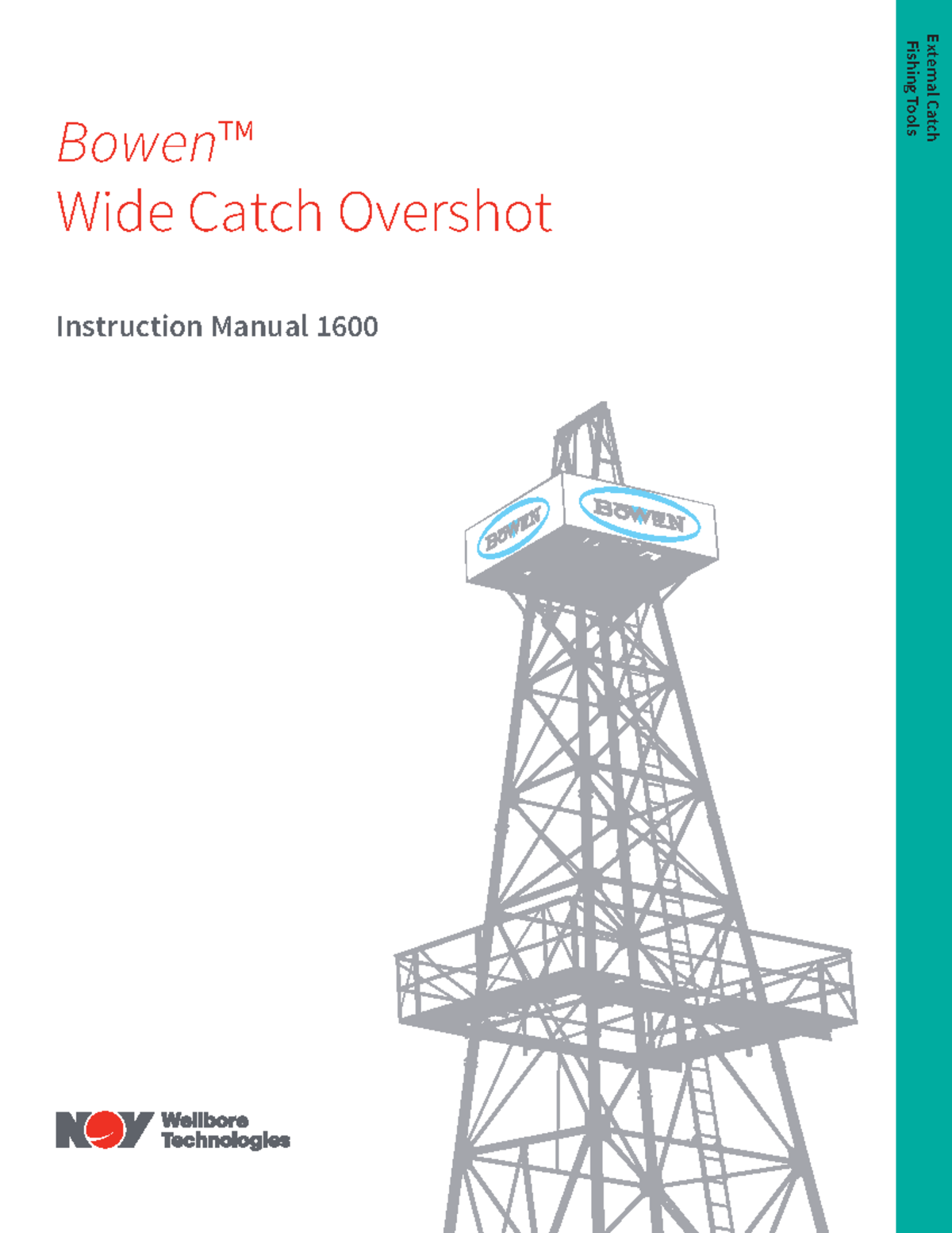 Bowen Wide Catch Overshot Handbook - Fishing ToolsExternal Catch ...