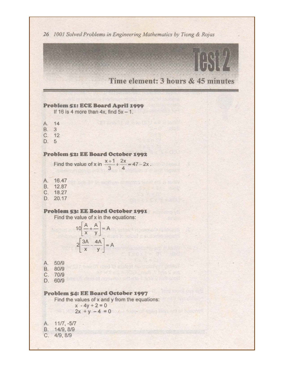 Test 2 - math - Business Administration 2 - Studocu