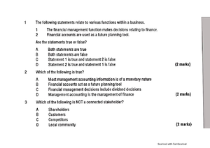 Fa1 Summary Notes Business And Technology Studocu