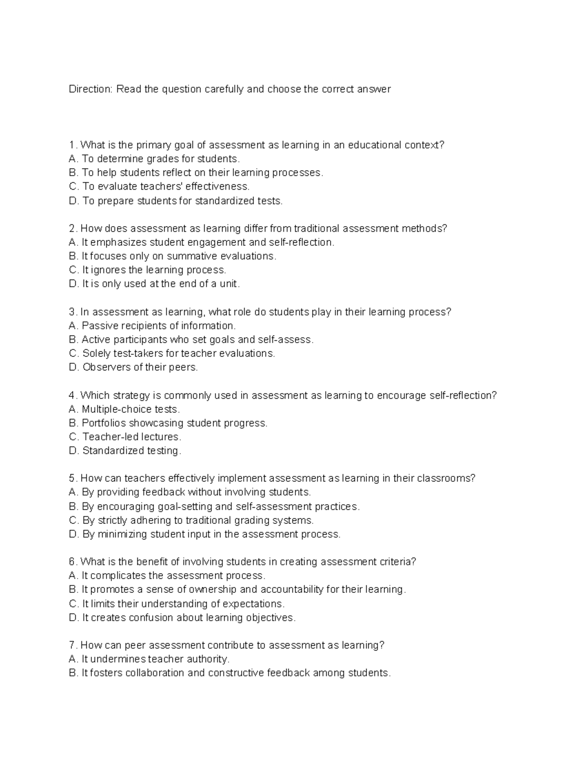 Lesson 5 - This set of practice materials includes multiple-choice ...