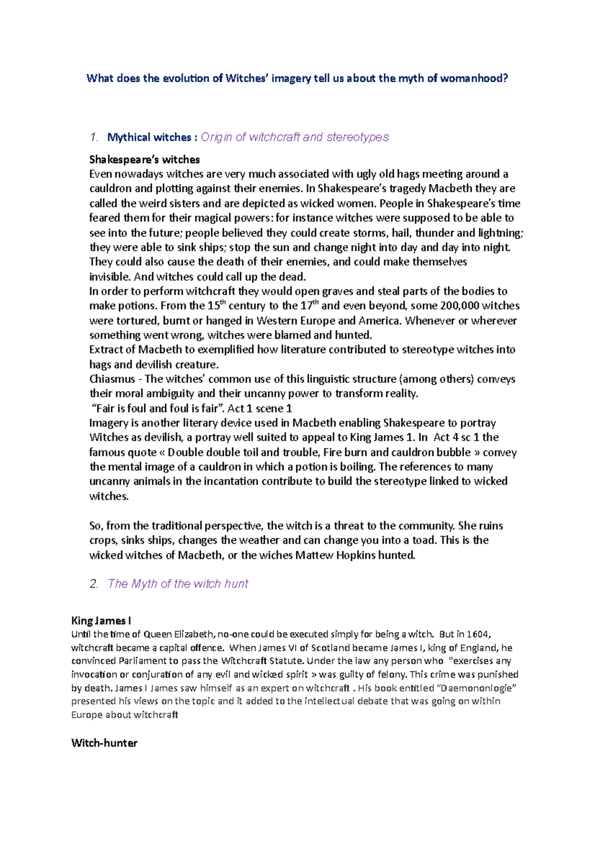 What does the evolution of Witches’ imagery tell us about the myth of ...