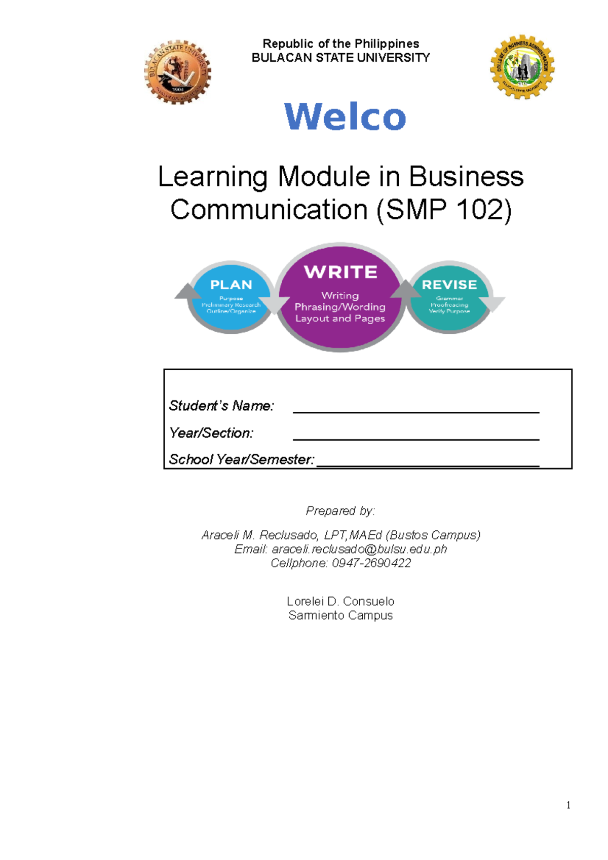 BCM Complete Module - I hope this material can help - Republic of the ...