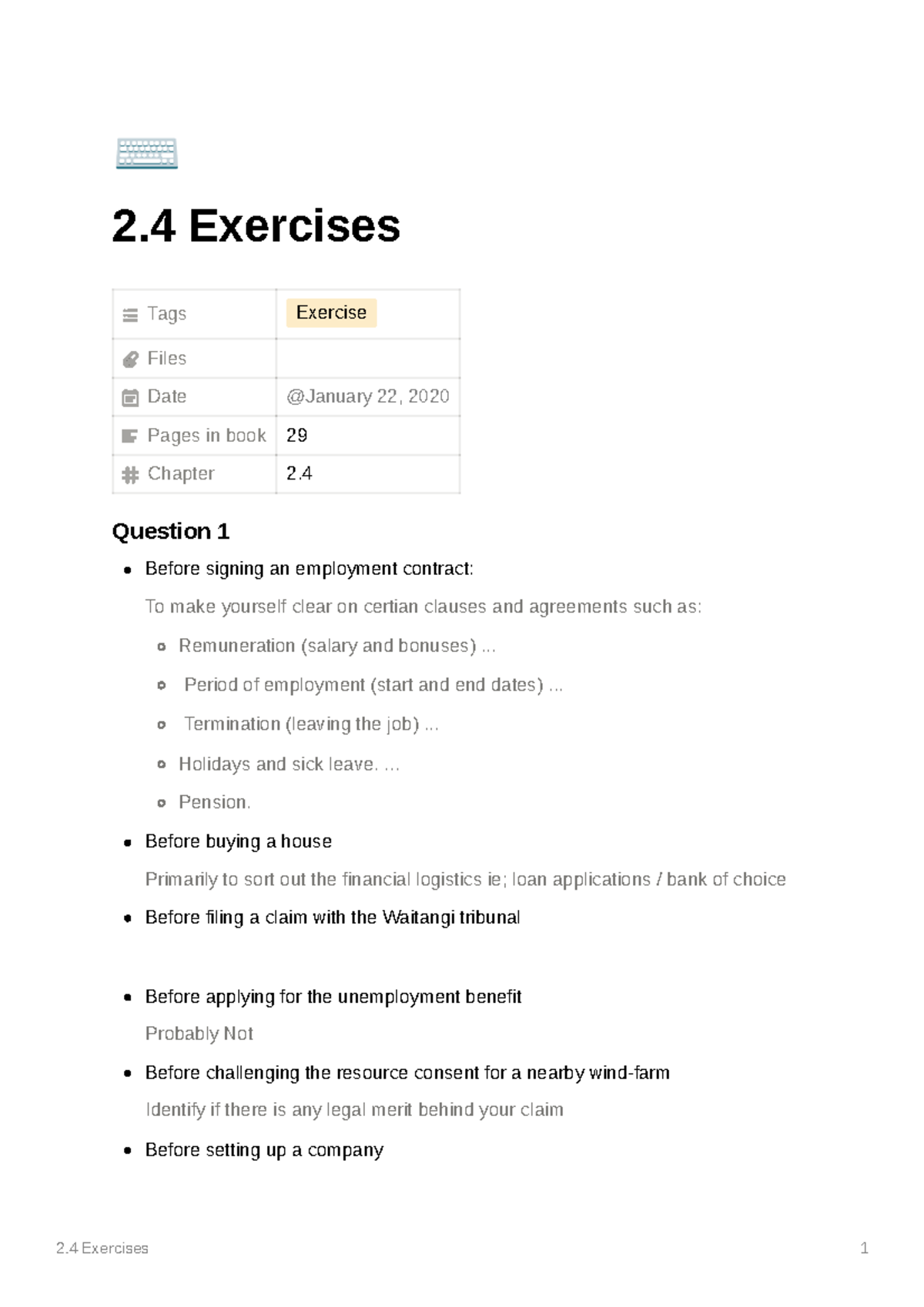 Ch 2.4 exercises with answers. - 2 Exercises 1 ⌨ 2 Exercises Tags ...