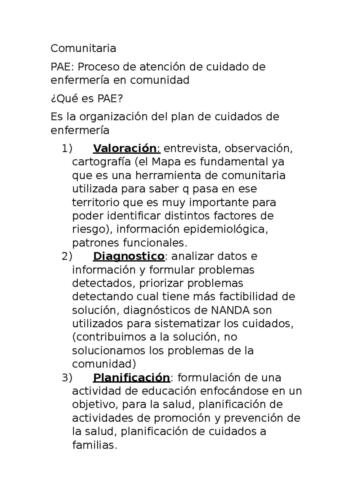 Comunitaria clase - Enfermería comunitaria 1 - UNER - Studocu