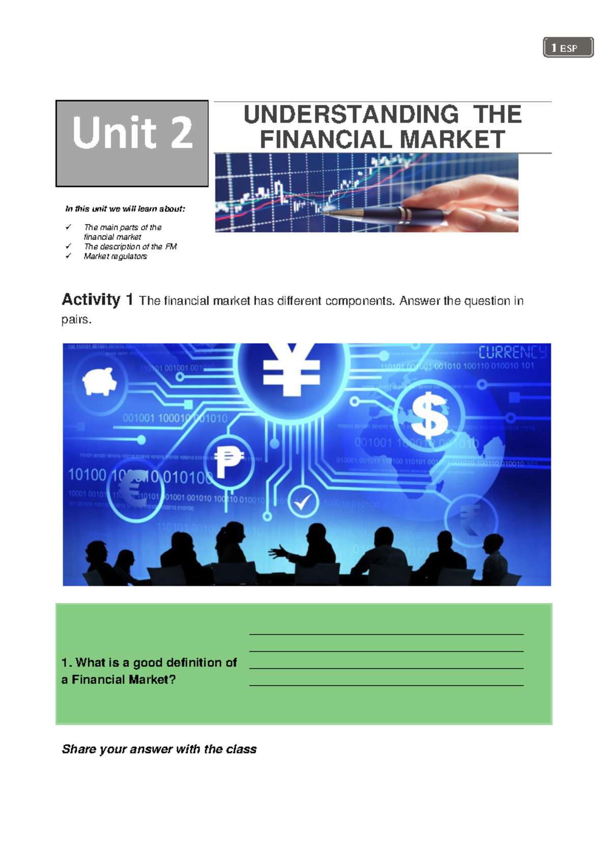 UNIT2 Booklet - GUIA INGLES FINANCIERO UNIDAD 2 - ####### 333183 ...