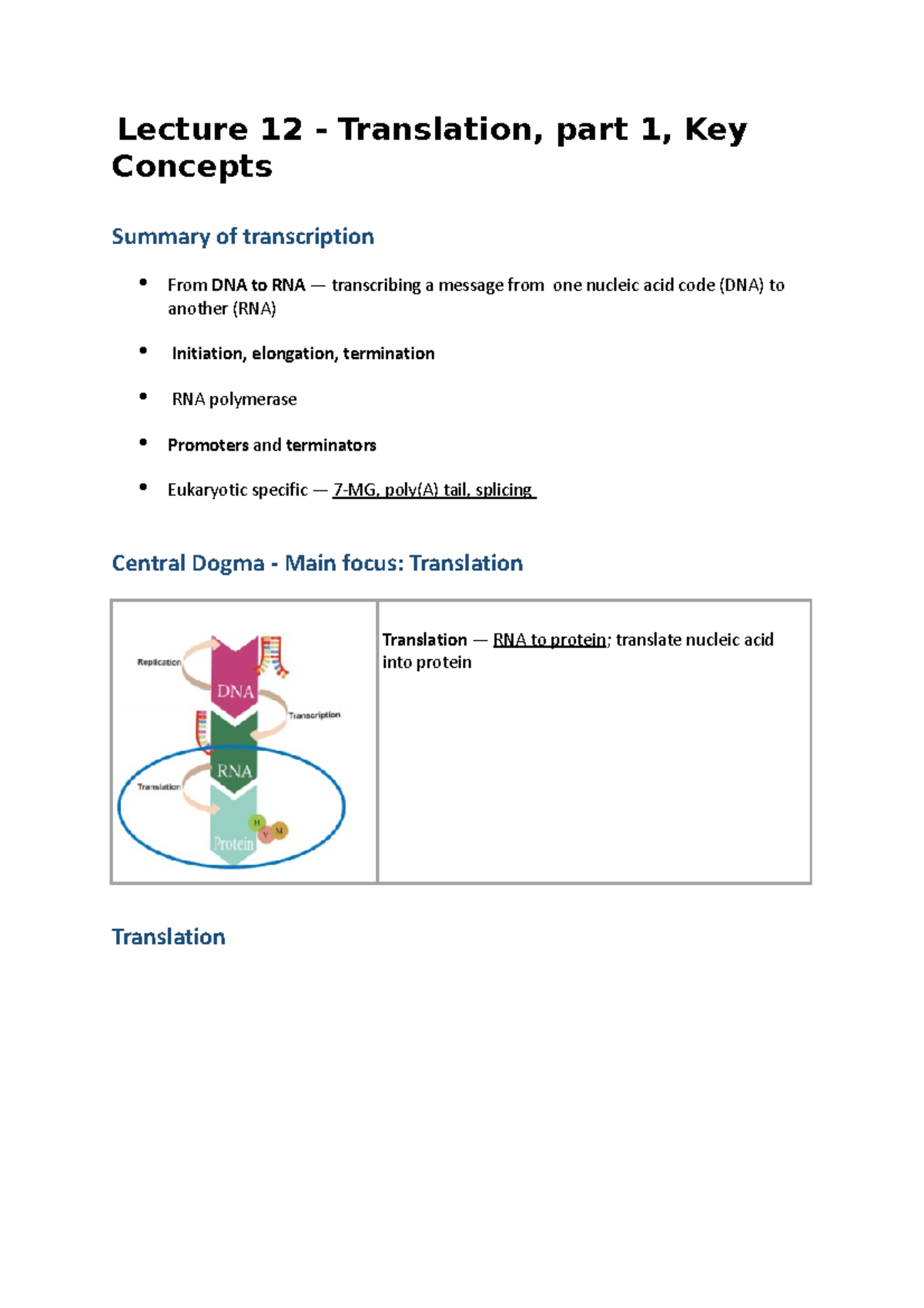 Lecture 12 - Paste into OneNote for better format, includes simplified ...