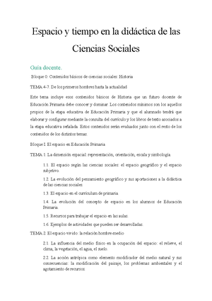 Apuntes Espacio Y Tiempo - TEMA 1. LA DIMENSIÓN ESPACIAL Y SU ...
