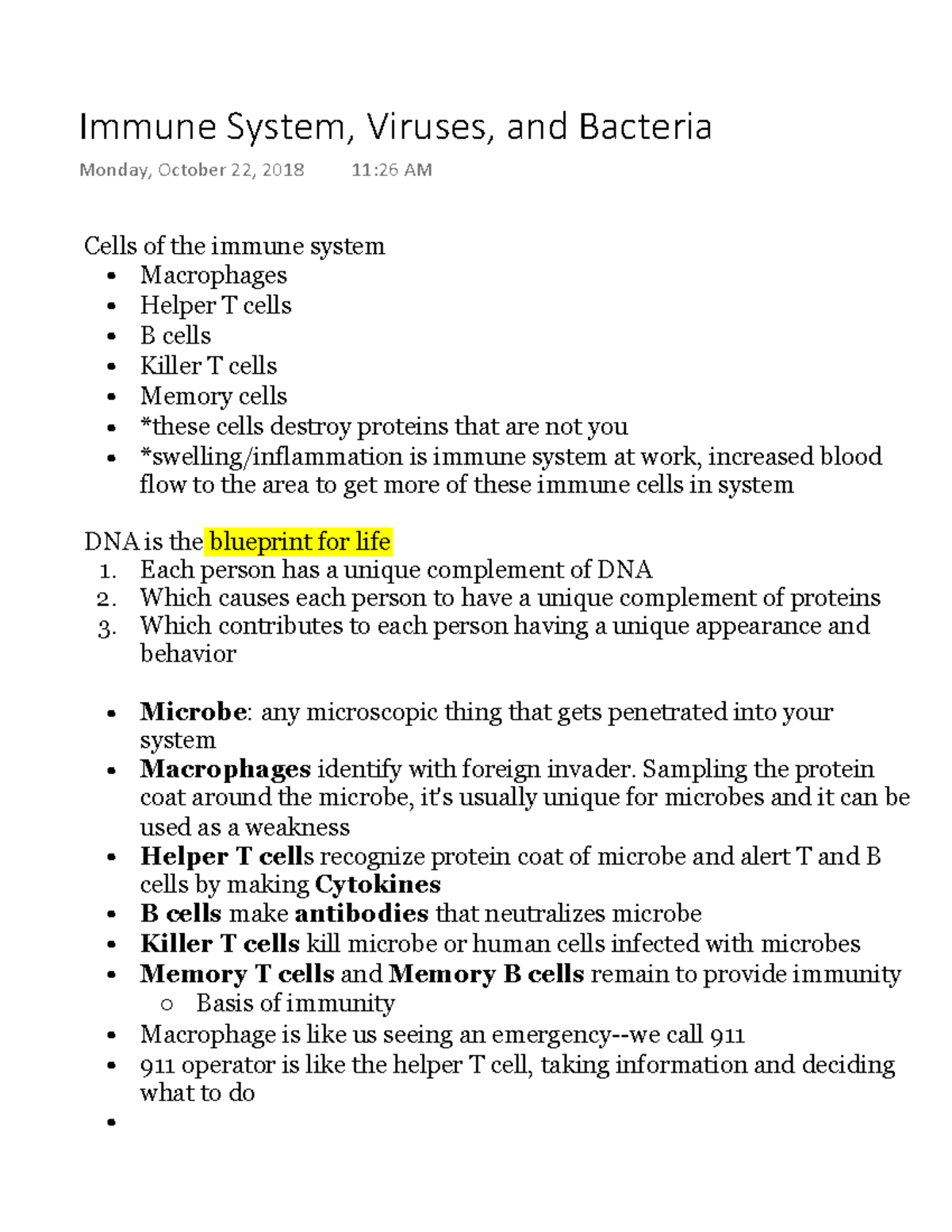 Immune System, Viruses, and Bacteria - Warning: TT: undefined function: 32 Cells of the immune ...