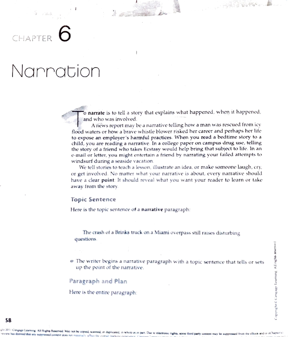 Adobe Scan 20 oct. 2021 - HTHSTH - CHAPTER 6 Narration o narrate is to ...