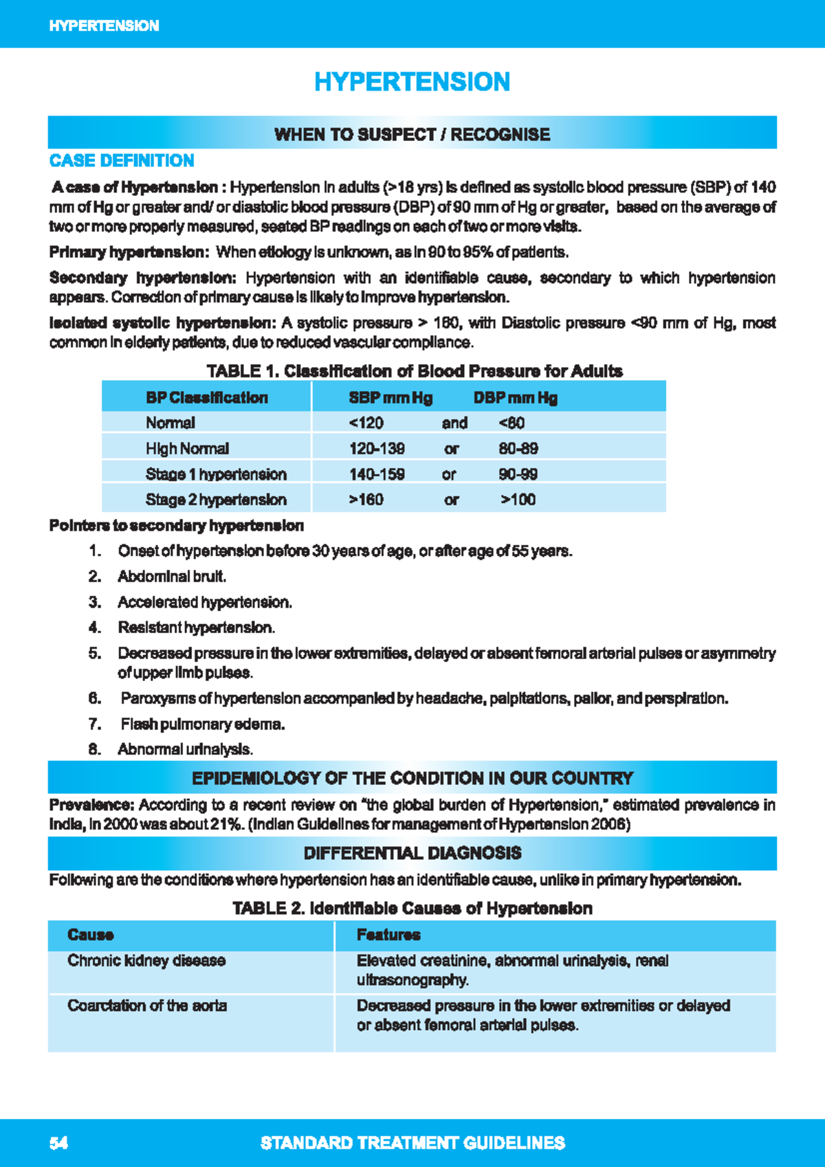 Hypertension - Medical Terminology - Studocu