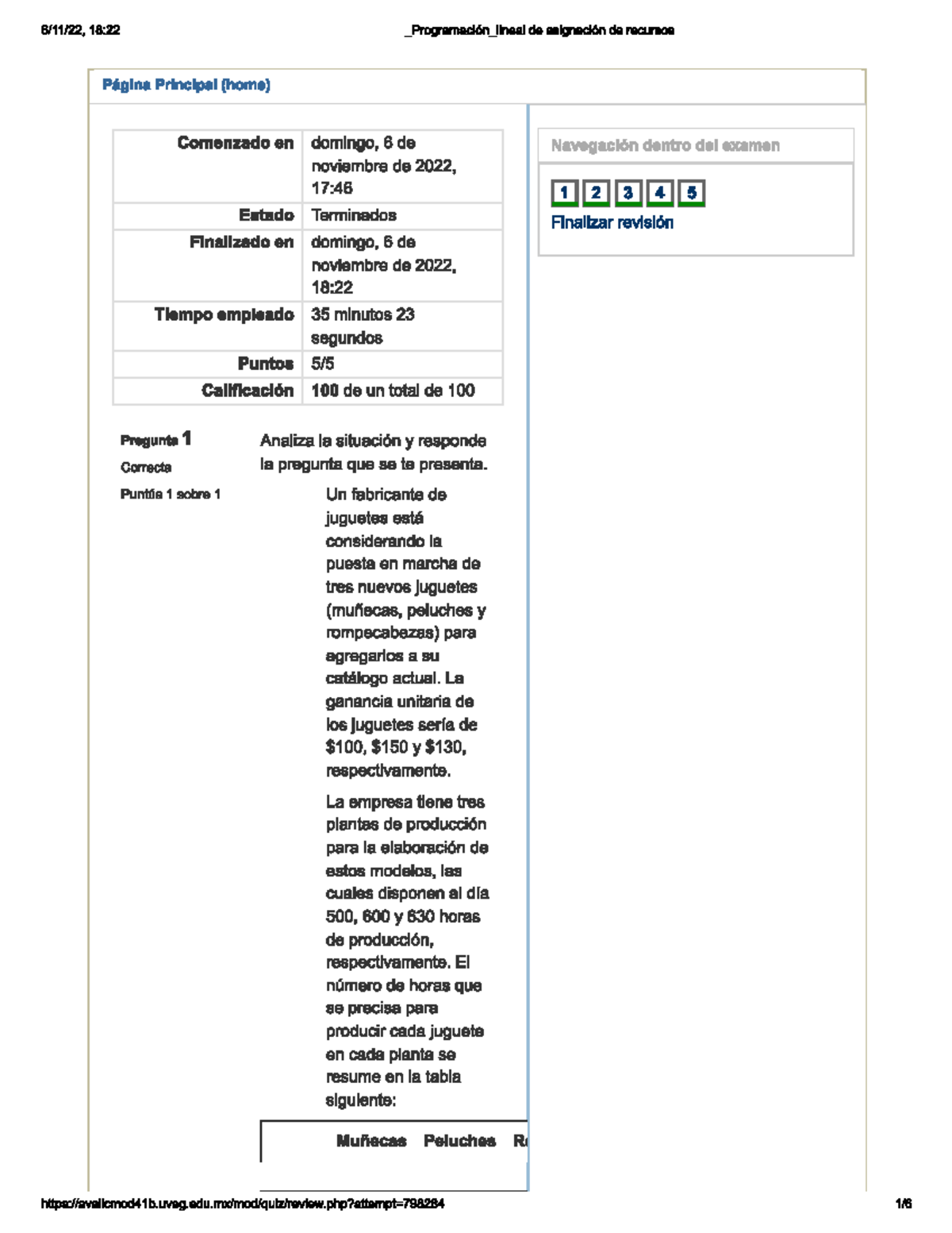 Examen - Fundamentos de investigación de operaciones v2 - UVEG - Studocu