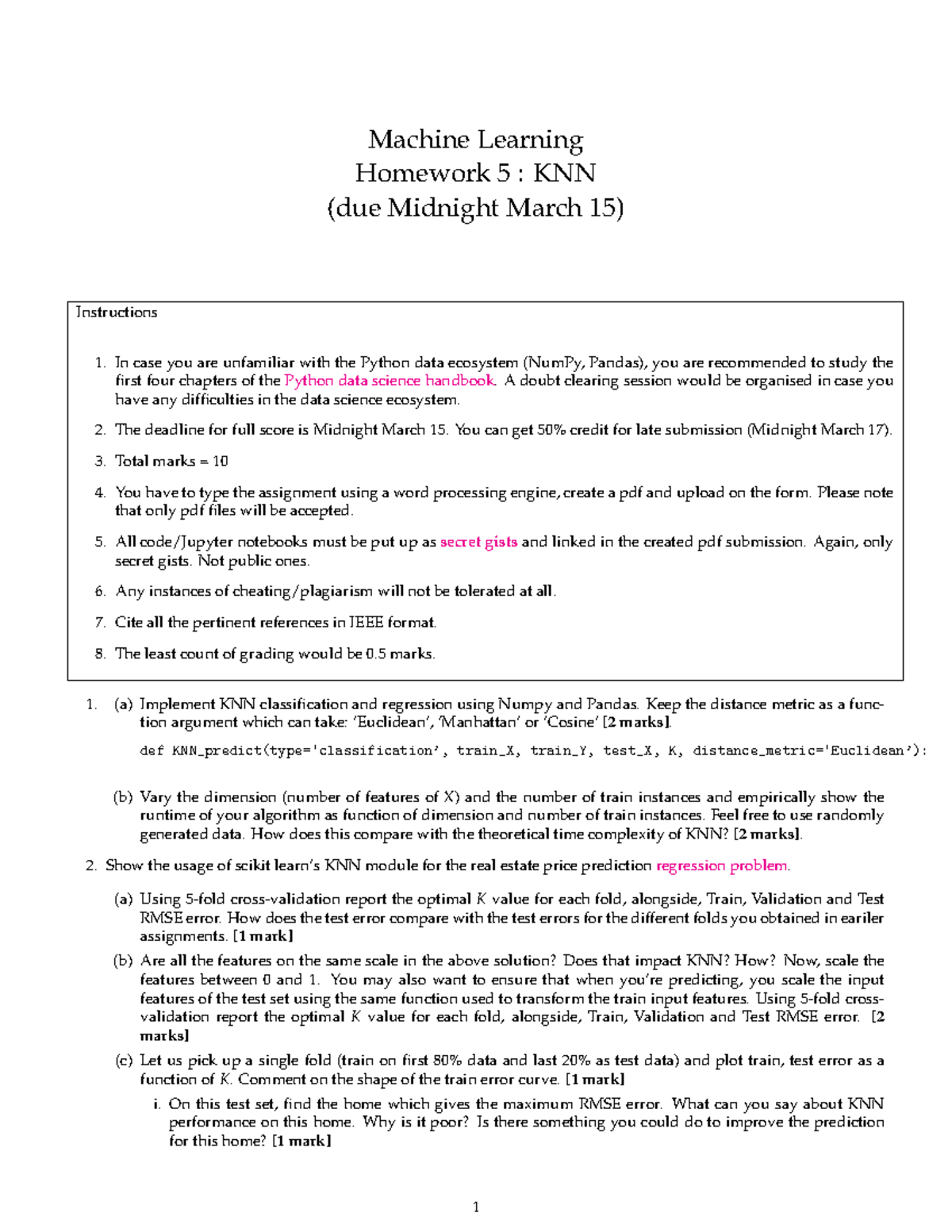 5 - Practice material shared by professor - Machine Learning Homework 5 ...