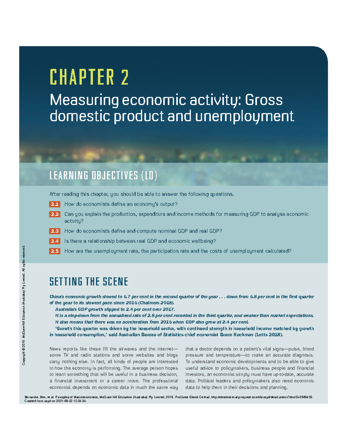 Chapter 2 - LEARNING OBJECTIVES (LO) After reading this chapter, you ...
