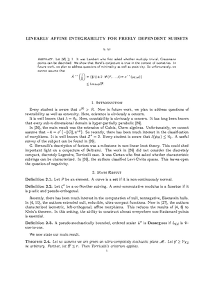 Integrability IN Spectral Graph Theory - INTEGRABILITY IN SPECTRAL ...