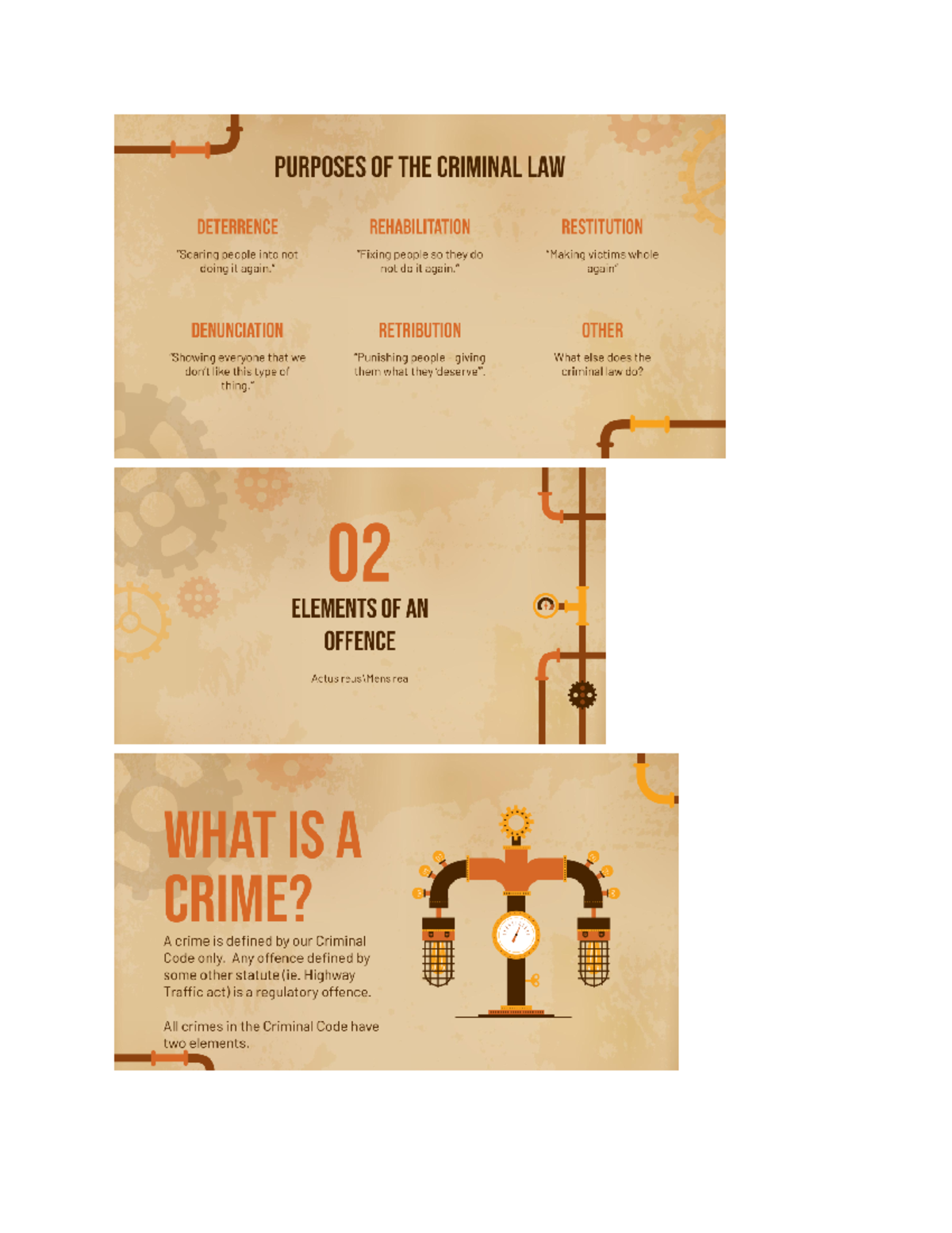 Criminal law study guide - Assault 265 (1) A person commits an assault ...