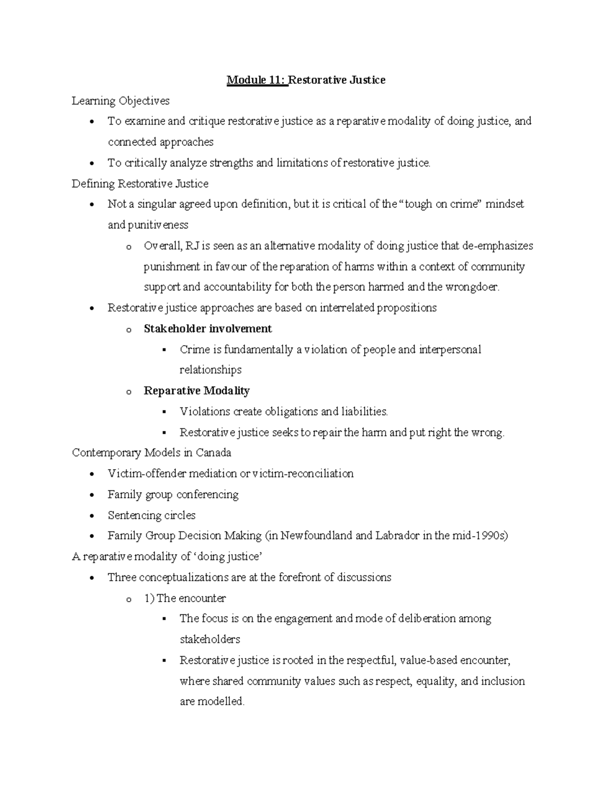 Document 12 - ghjkl; - Module 11: Restorative Justice Learning ...
