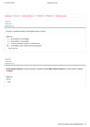Final Exam (page 1 of 3) - cs 2401 - Question 1 Answer saved Marked out ...