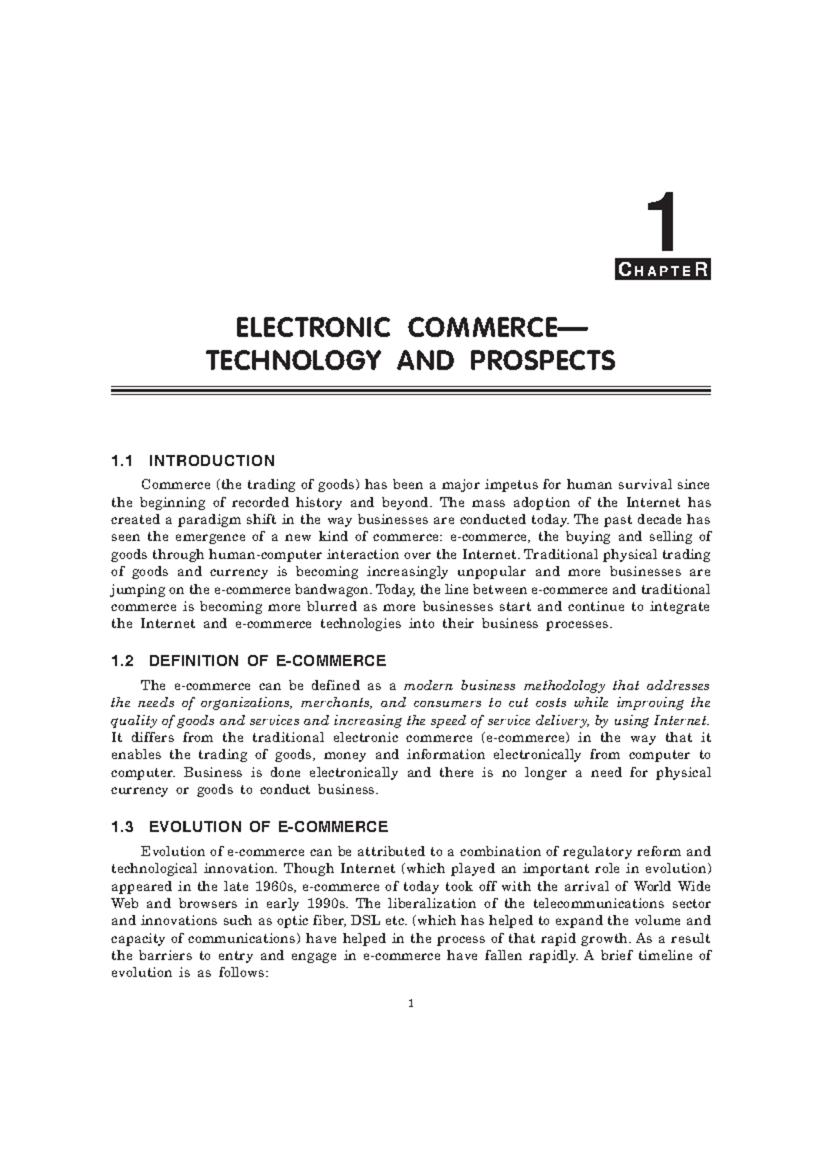 Electronic commerce technology - ELECTRONIC COMMERCE— TECHNOLOGY AND ...