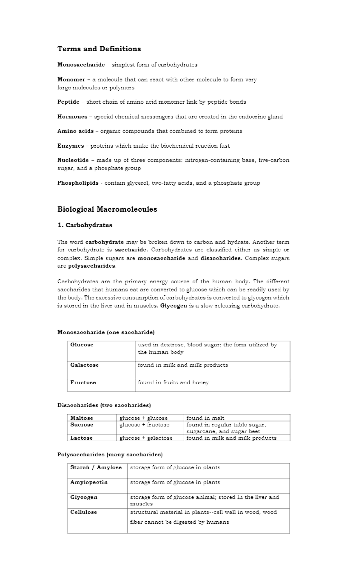 Biological ( Notes) - none - Bachelor of science in civil engineering ...