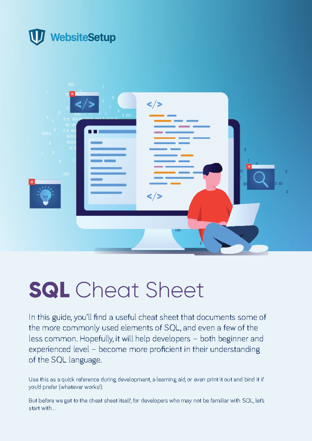 SQL Cheat Sheet - Sql query simplification - In this guide, you’ll find ...