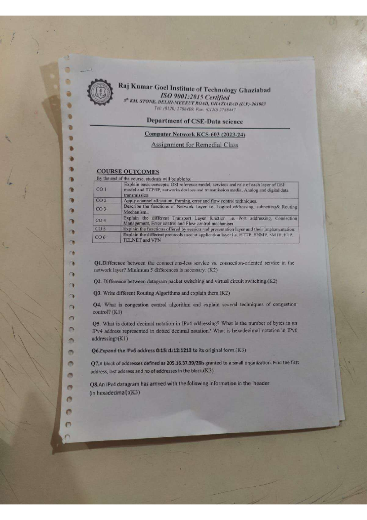 Computer networks important questions for 2024 - Studocu