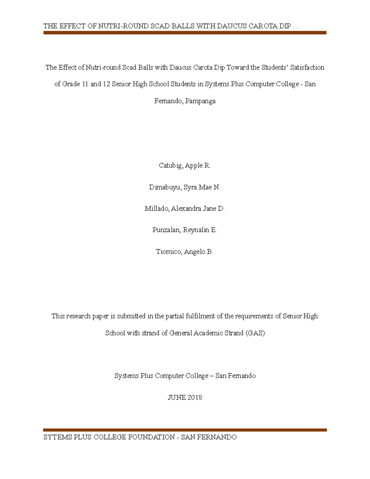 Orig Legit Other parts of Thesis SOFT COPY - The Effect of Nutri-round ...