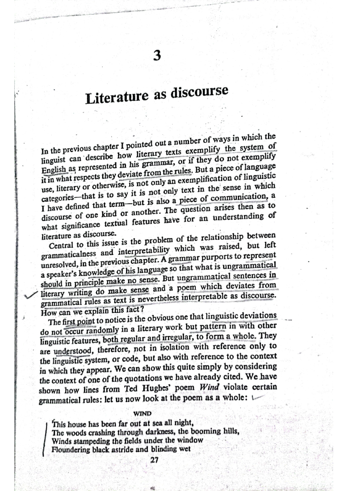 Literature as discourse - English literature - Studocu