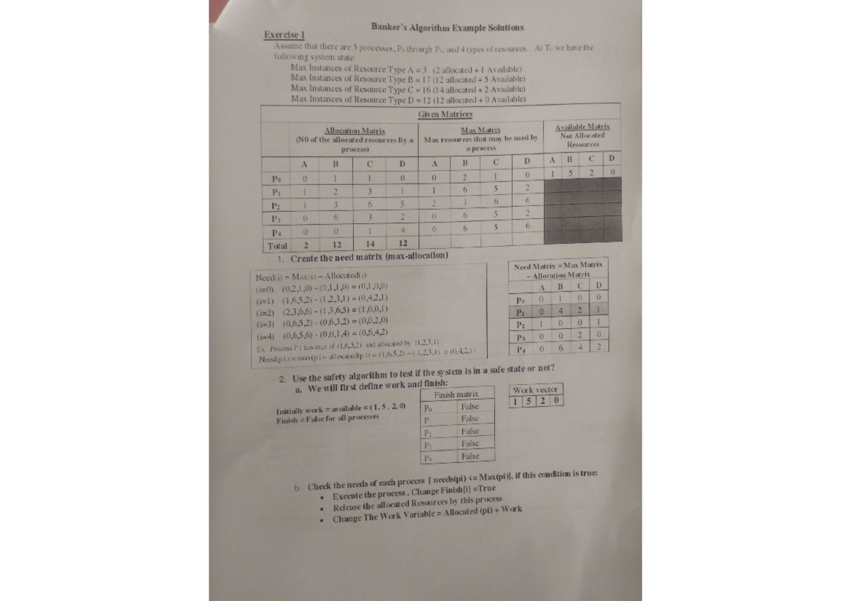 OS Numerical - Operating System - Studocu