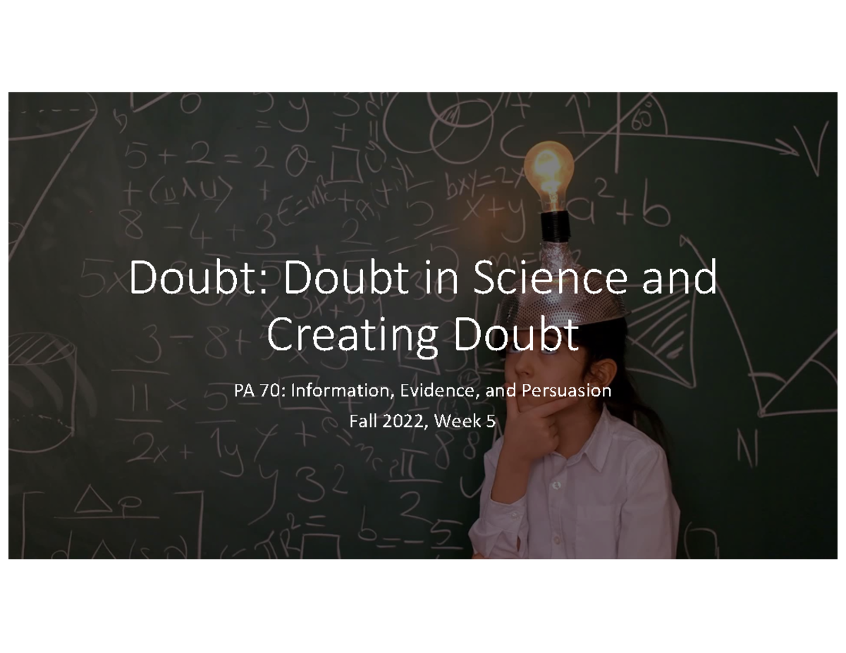 Week 5 - 2 Wed - Lecture slides for Professor Crane's lecture - Doubt ...