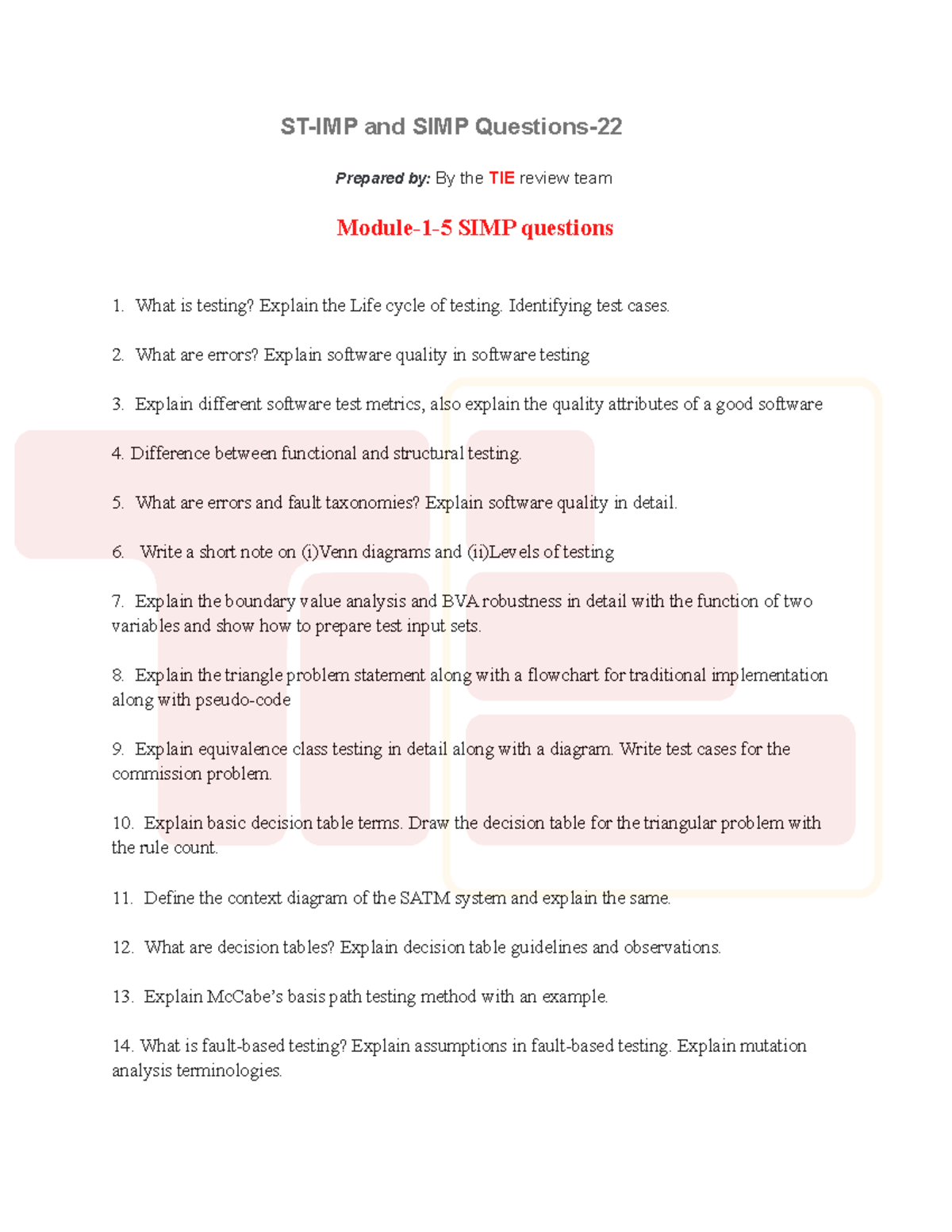 Copy Of St Simp Tie 1 Aal S C Cnm Smd Cls Mc Dc S C Sc Ns Cn St Imp And Simp Questions