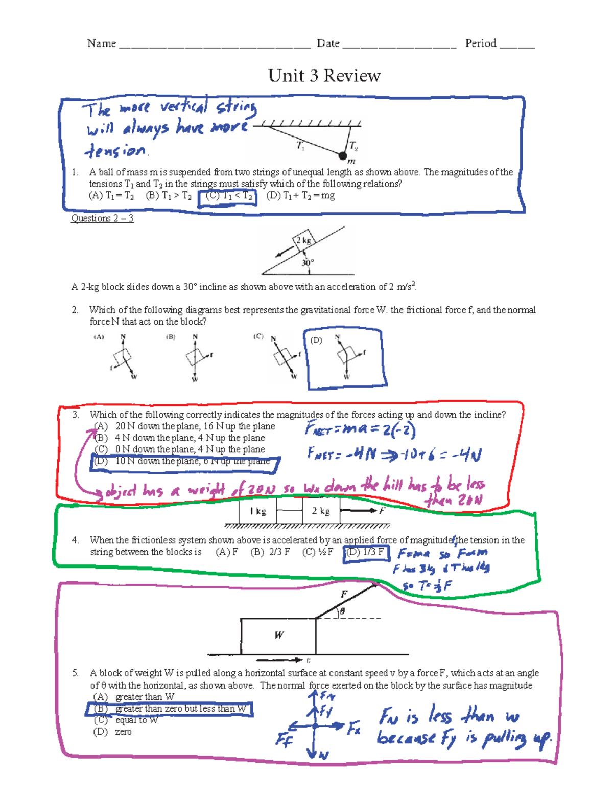 Unit-3-review-answer-key compress, math, answer key - 43>> A8 ?3EE ...