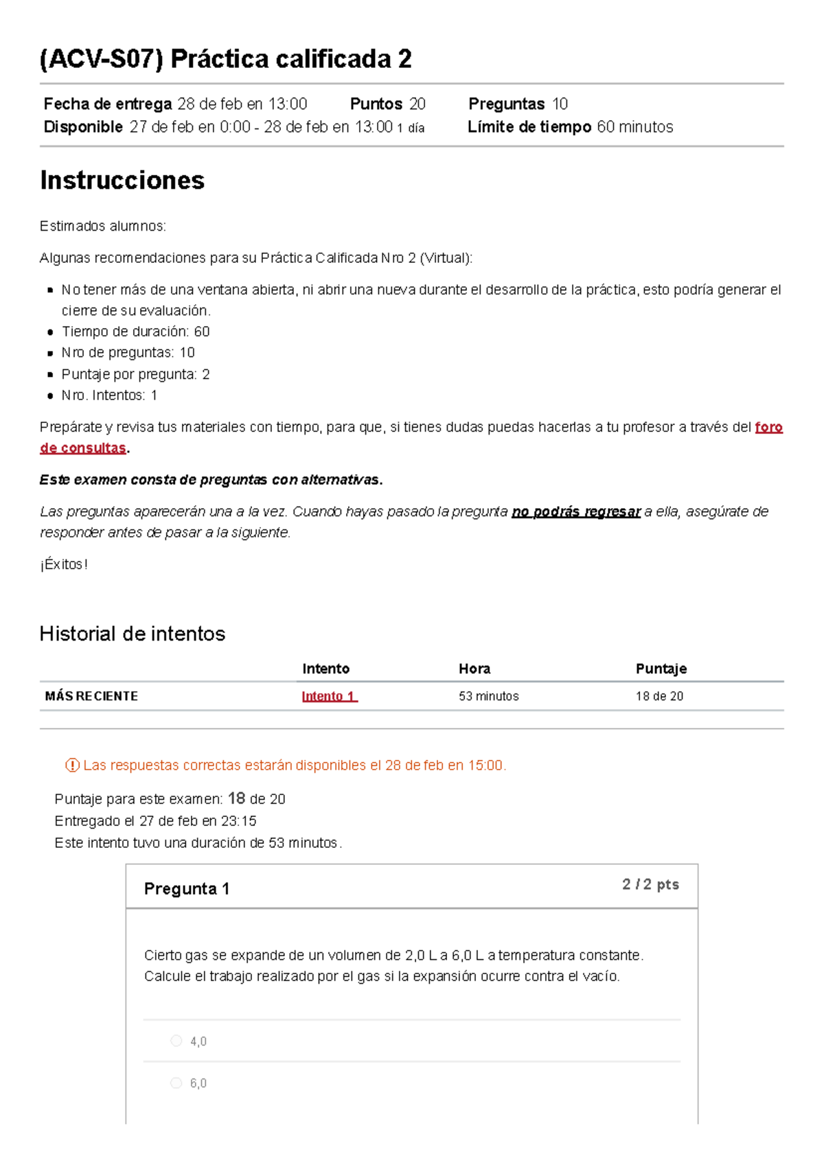 (ACV-S07) Práctica calificada 2 Quimica Inorganica (4315) - (ACV-S07) Práctica calificada 2 ...