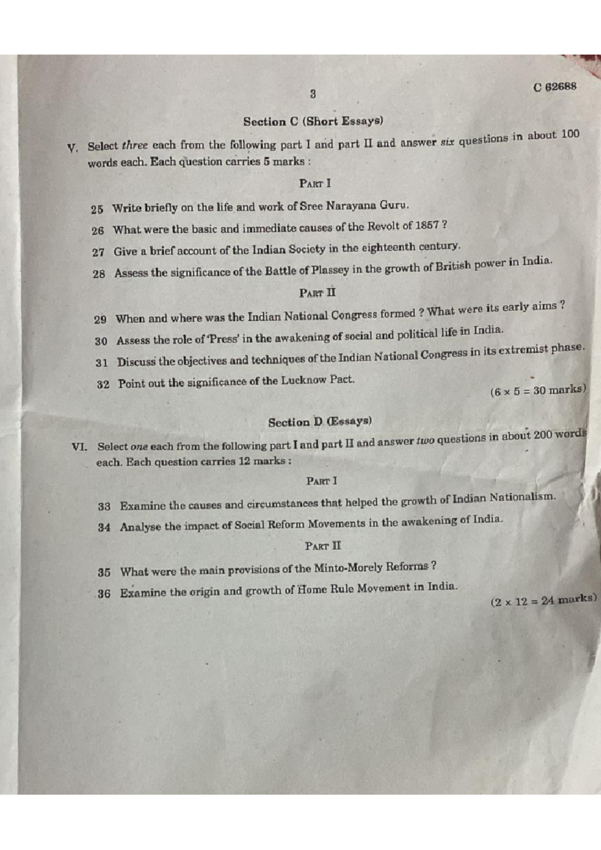 Second semester exam - ba programme history - Studocu