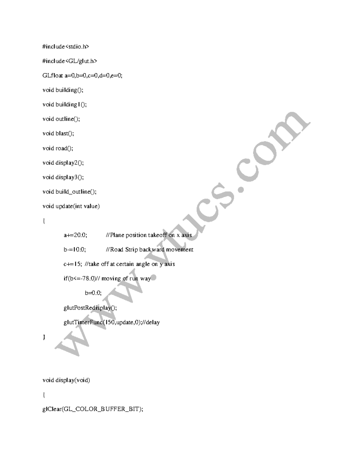 Aero Crash Code - AGFVstjhnftgmkjh,k - #include #include GLfloat a=0,b ...