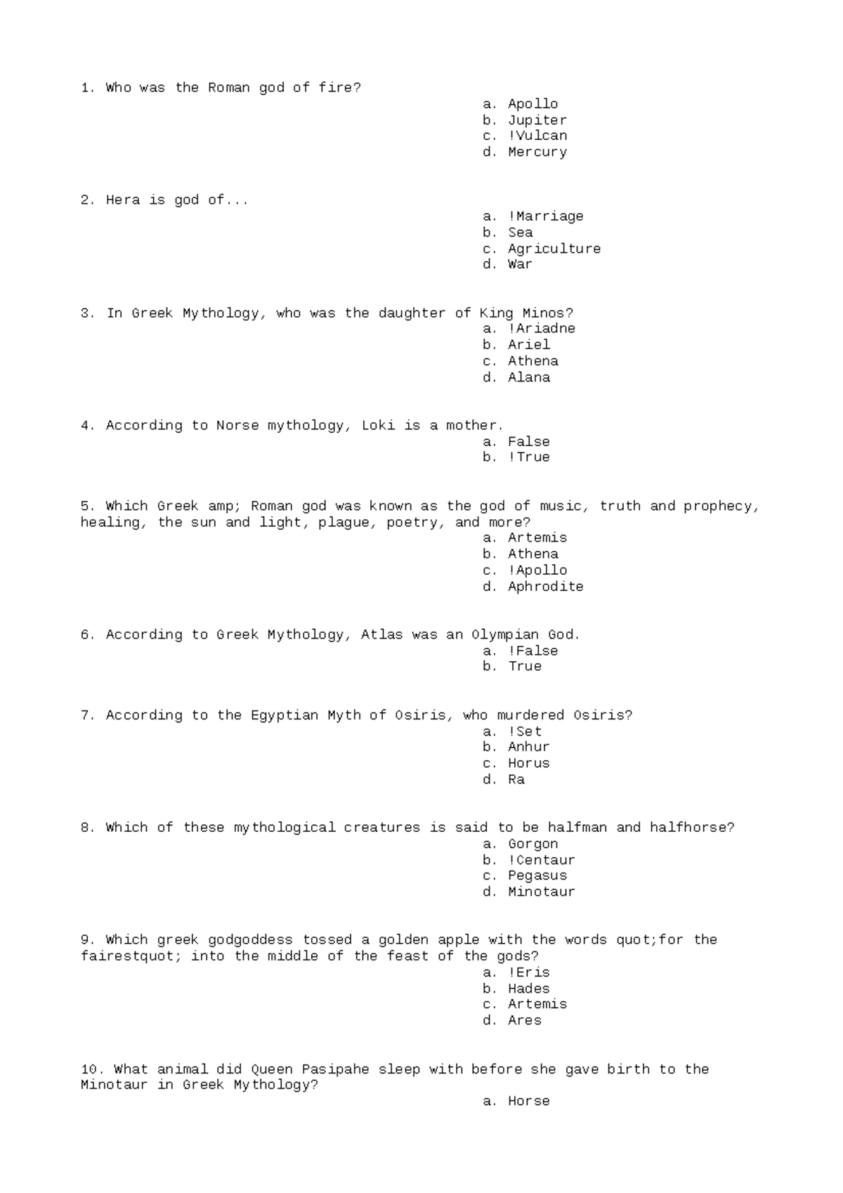 GEO249 Extra Credit 3 - Help your homework - Who was the Roman god of ...