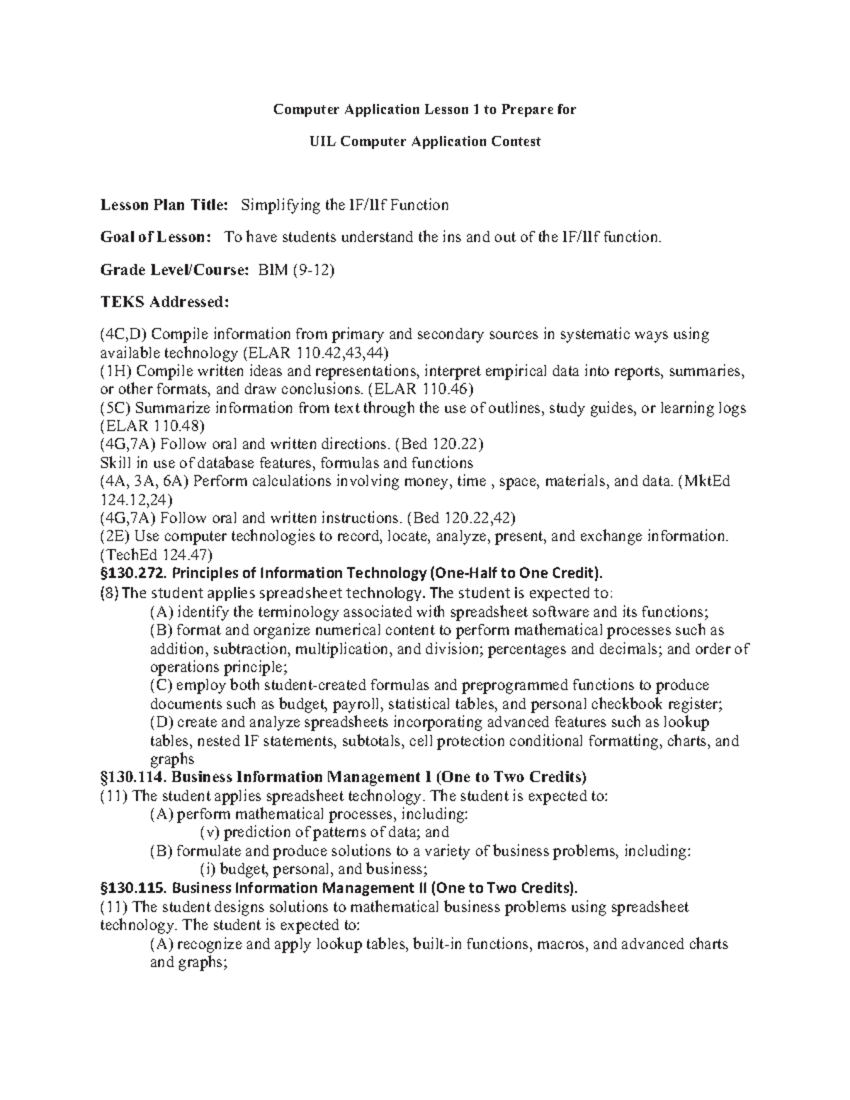 Comp Application-Sample-Lessons - Computer Application Lesson 1 to ...