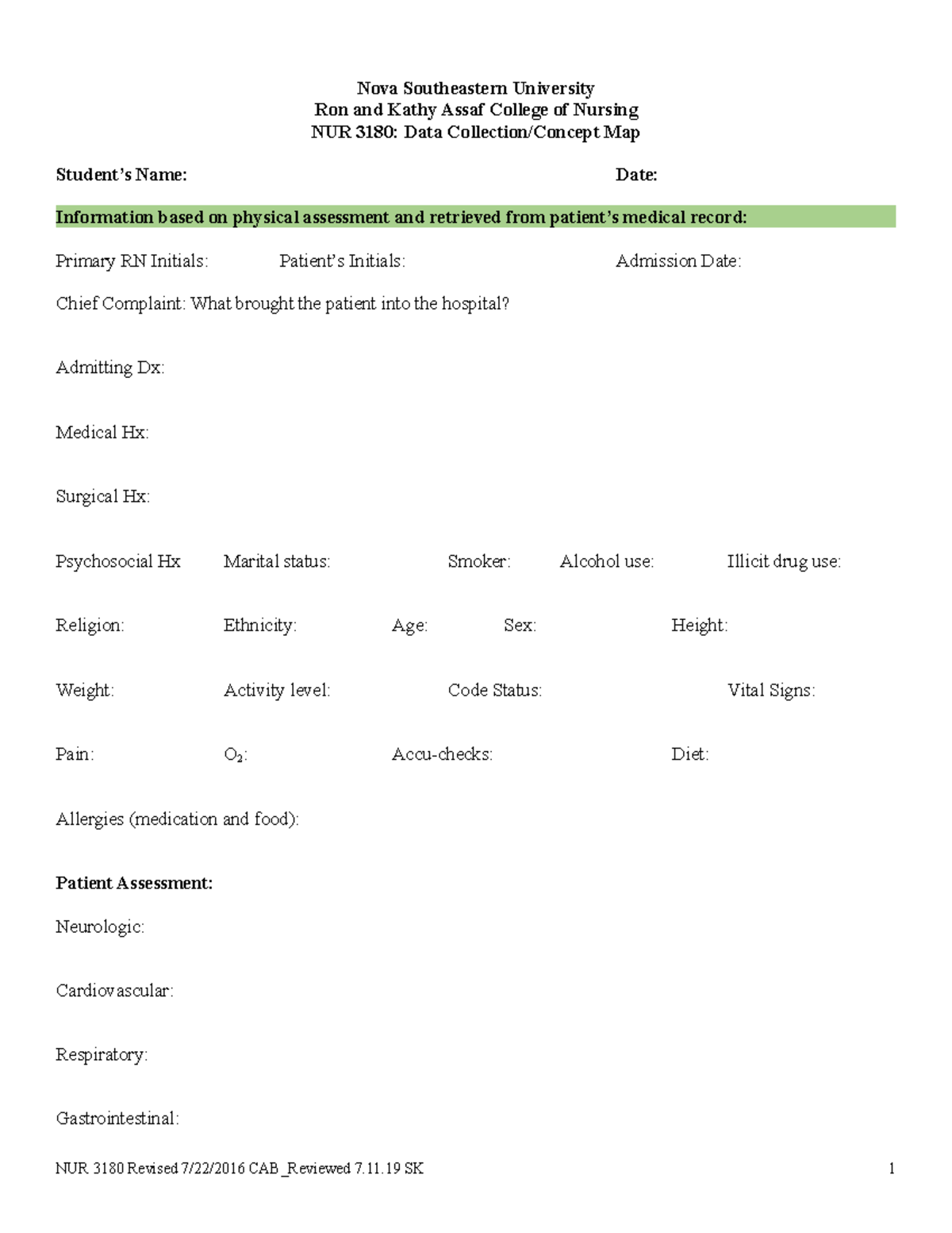 Data Collection - Notes - Nova Southeastern University Ron and Kathy ...