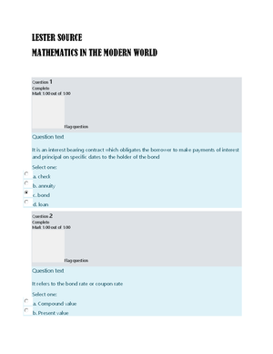 Module 7 Data Management - Mathematics in the Modern World Data Management 1 Course Module ...