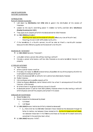 Topic 2 - Formalities - n/a - Recap Valid will – 3 requirement in ...