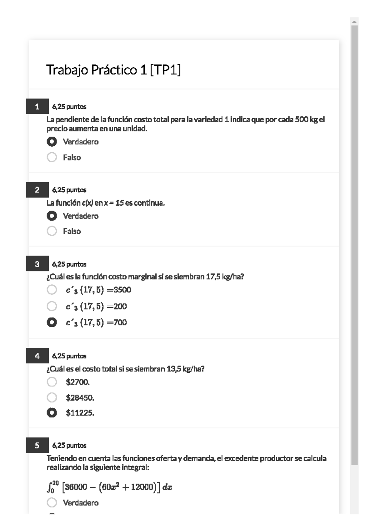 Trabajo Práctico 1 [TP1] - Herramientas Matemáticas II – Análisis - Studocu