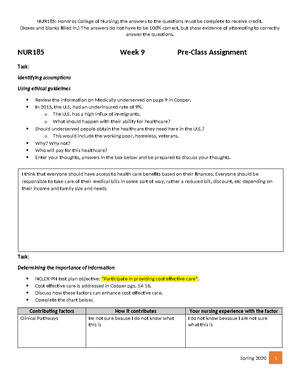 195-Exam-1 - Exam - NUR 195 - Studocu