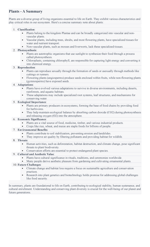 Facts About Botany - FACTS ABOUT BOTANY Botany is the scientific ...