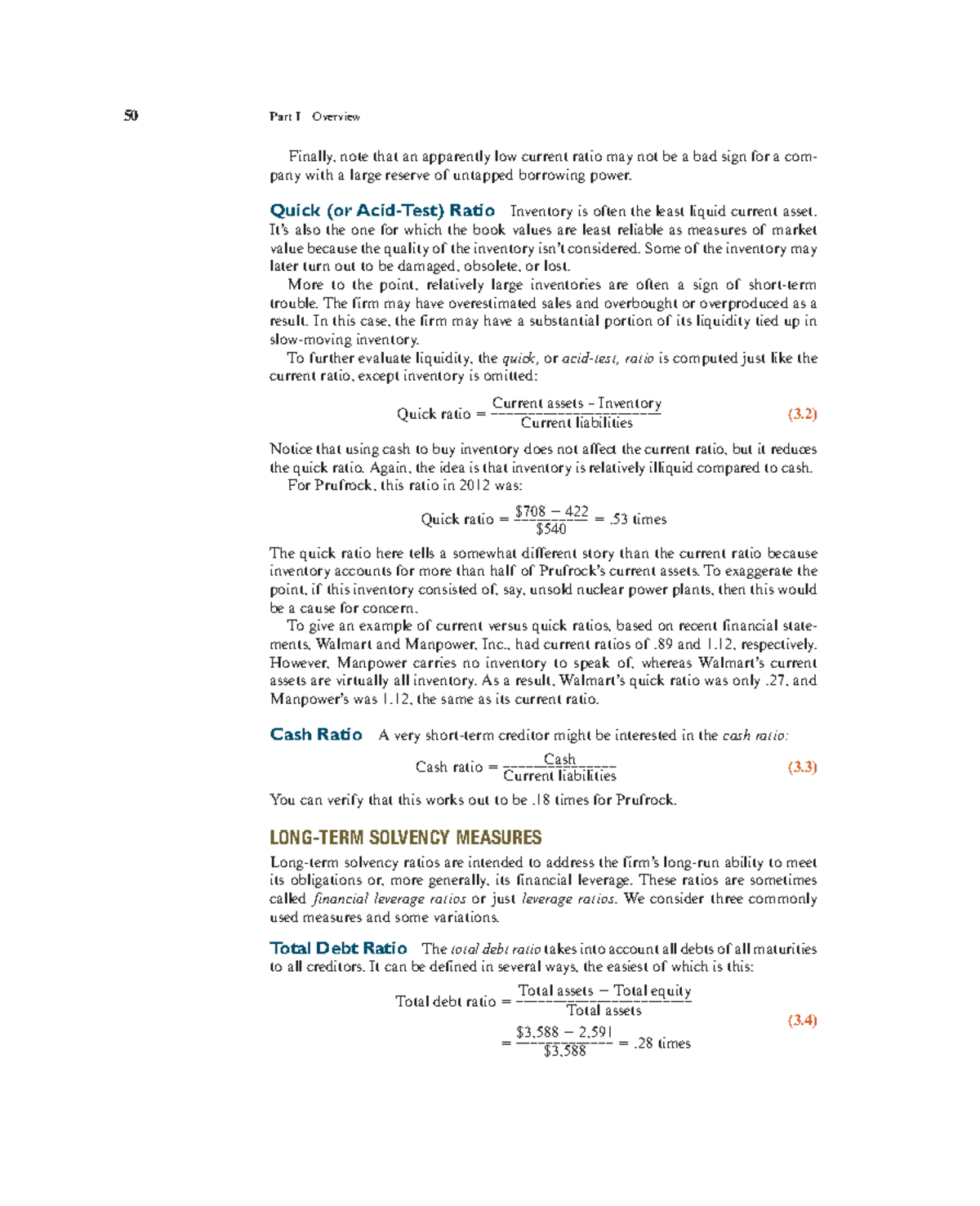 Corporate Finance-31 - 50 Part I Overview Finally, note that an ...