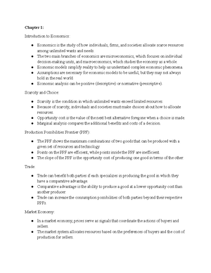 ECON 402 Chapter 8 - ECON 402 Notes for Ch 8 - Chapter 8: I. The Theory ...