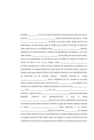 declaración jurada unilateral de derechos de posesión de bien inmueble rustico - NUMERO - Studocu