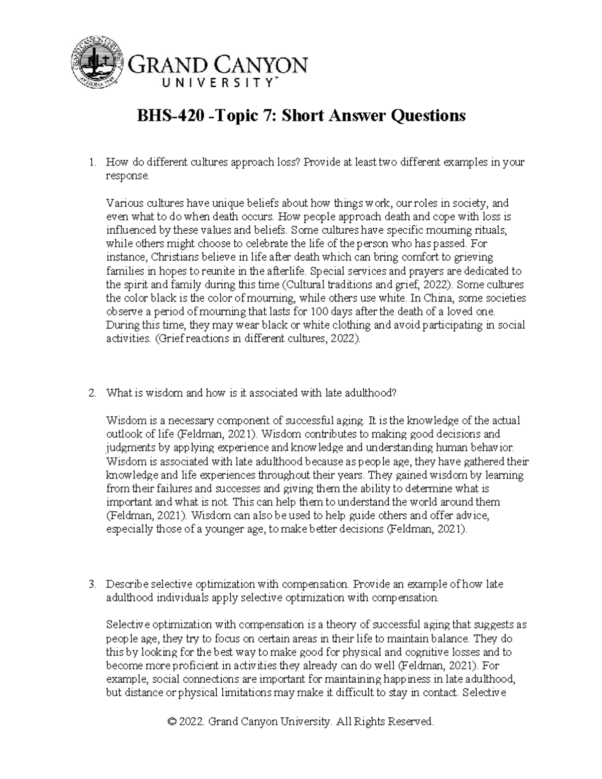 Complete BHS-420-RS-T7Short Answer Questions(v2) (1) - BHS-420 -Topic 7 ...