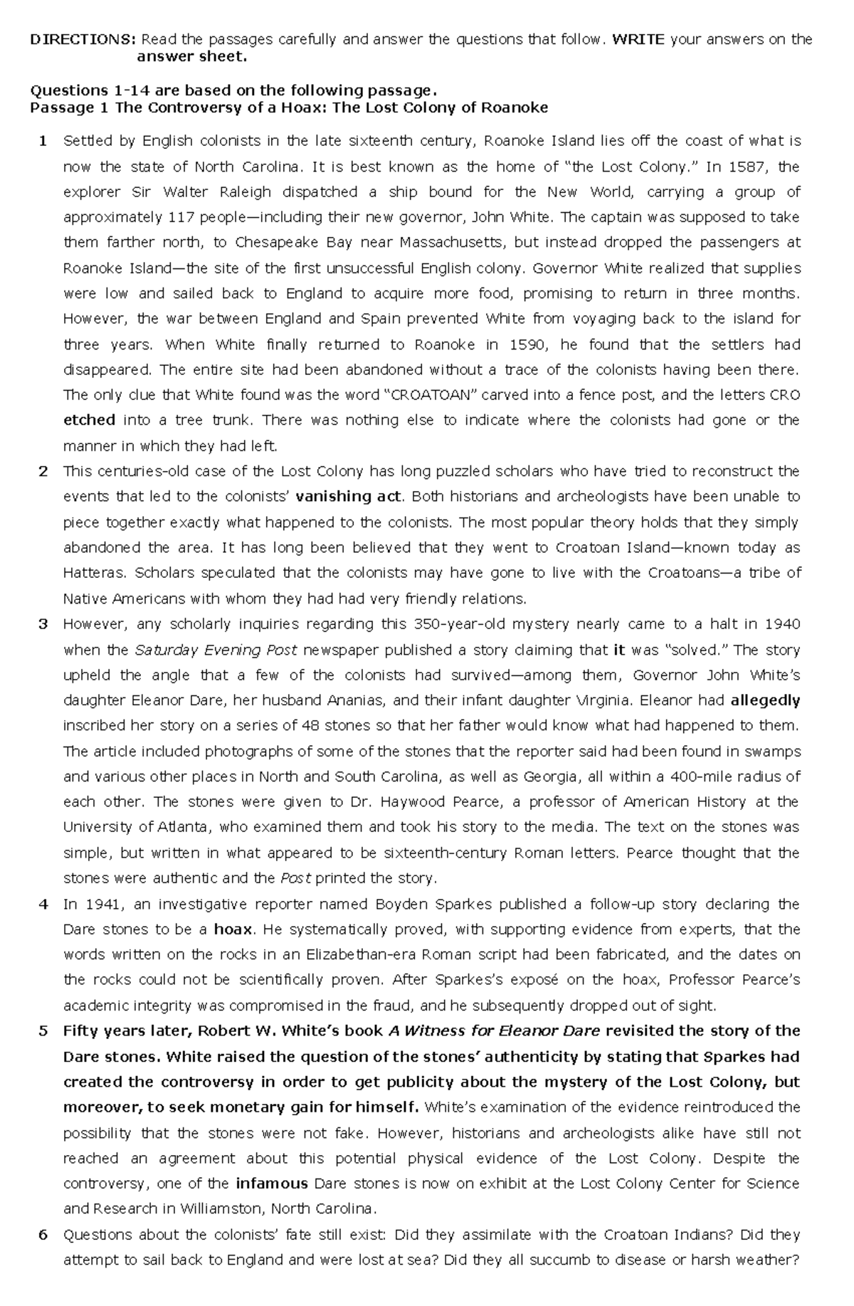 Passages - This is a catch up Friday activity grade 10 English ...